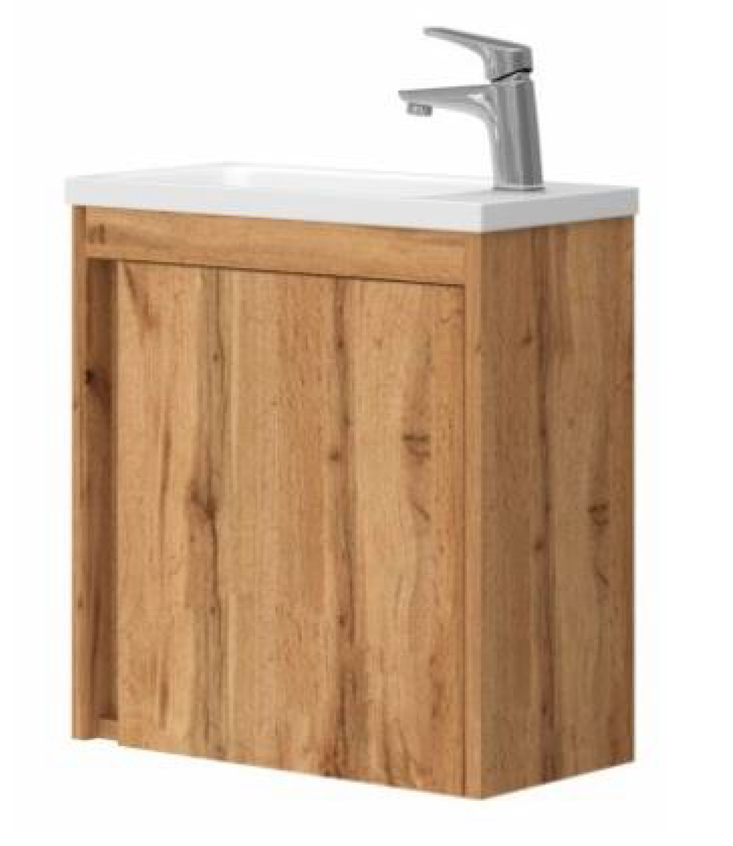 Тумба 50 Devit Small 063050A з умивальником, антрацит - Сантехніка ...