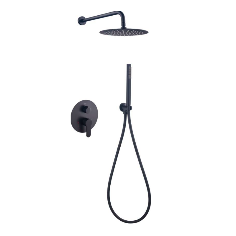 Душова система Devit Style 1711270B прихованого монтажу, чорна матова - Сантехніка Devit ...